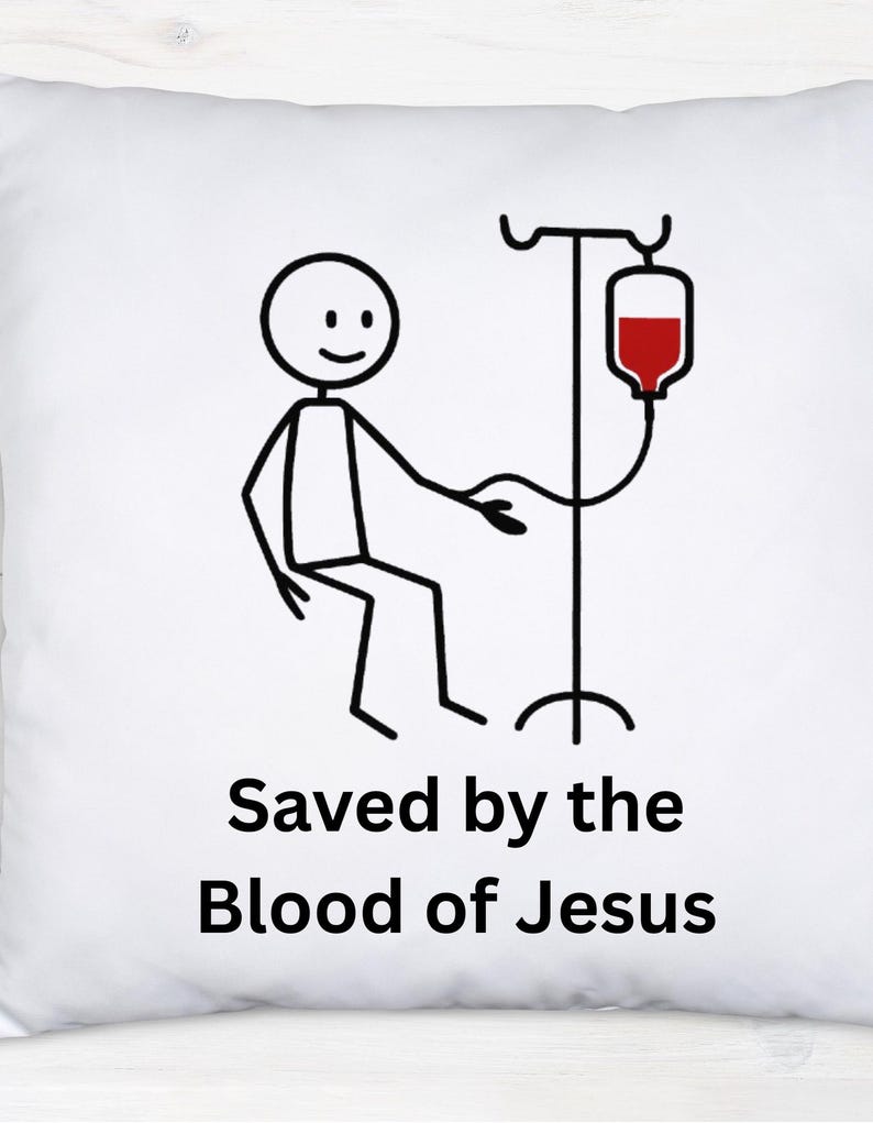 Saved by the Blood of Jesus Stick Figure Image Digital File SVG and PNG ...