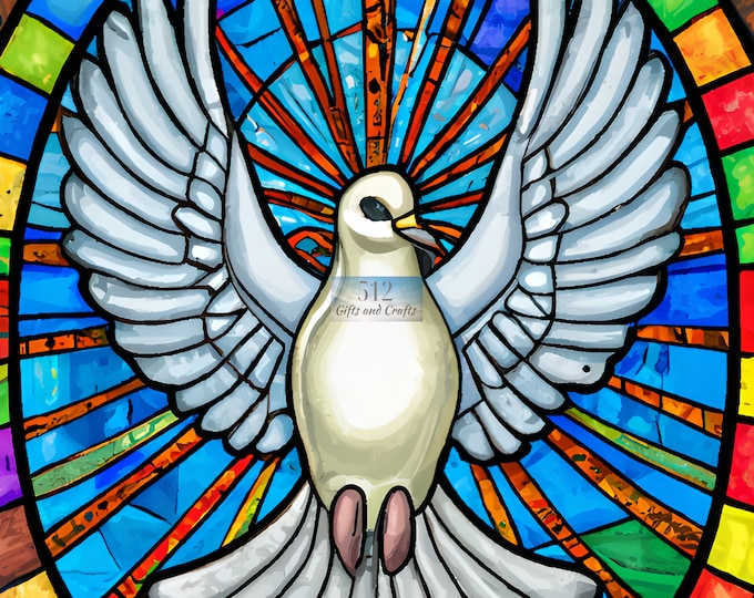 Holy Spirit Dove Svg/pdf/png/dxf/eps Vector Files for Layered Vinyl ...