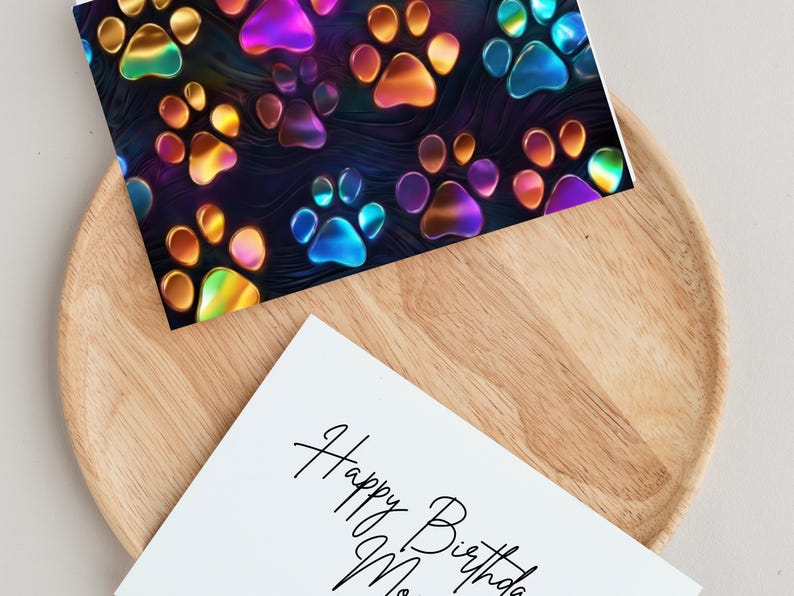 Rainbow Dog Paw Print SVG Digital File for Tumbler - Etsy