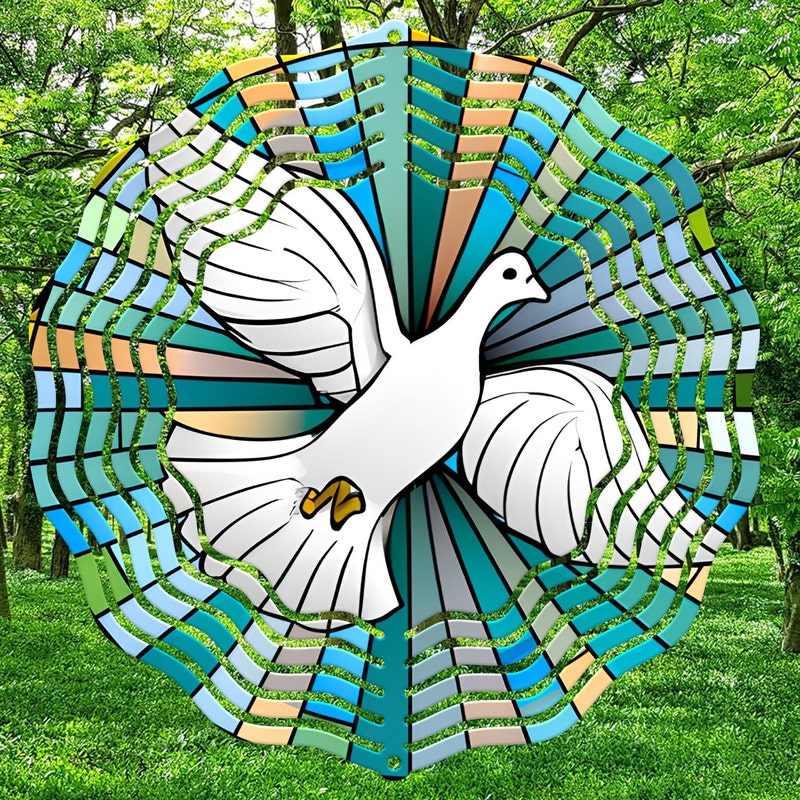 Stained Glass Dove - Etsy