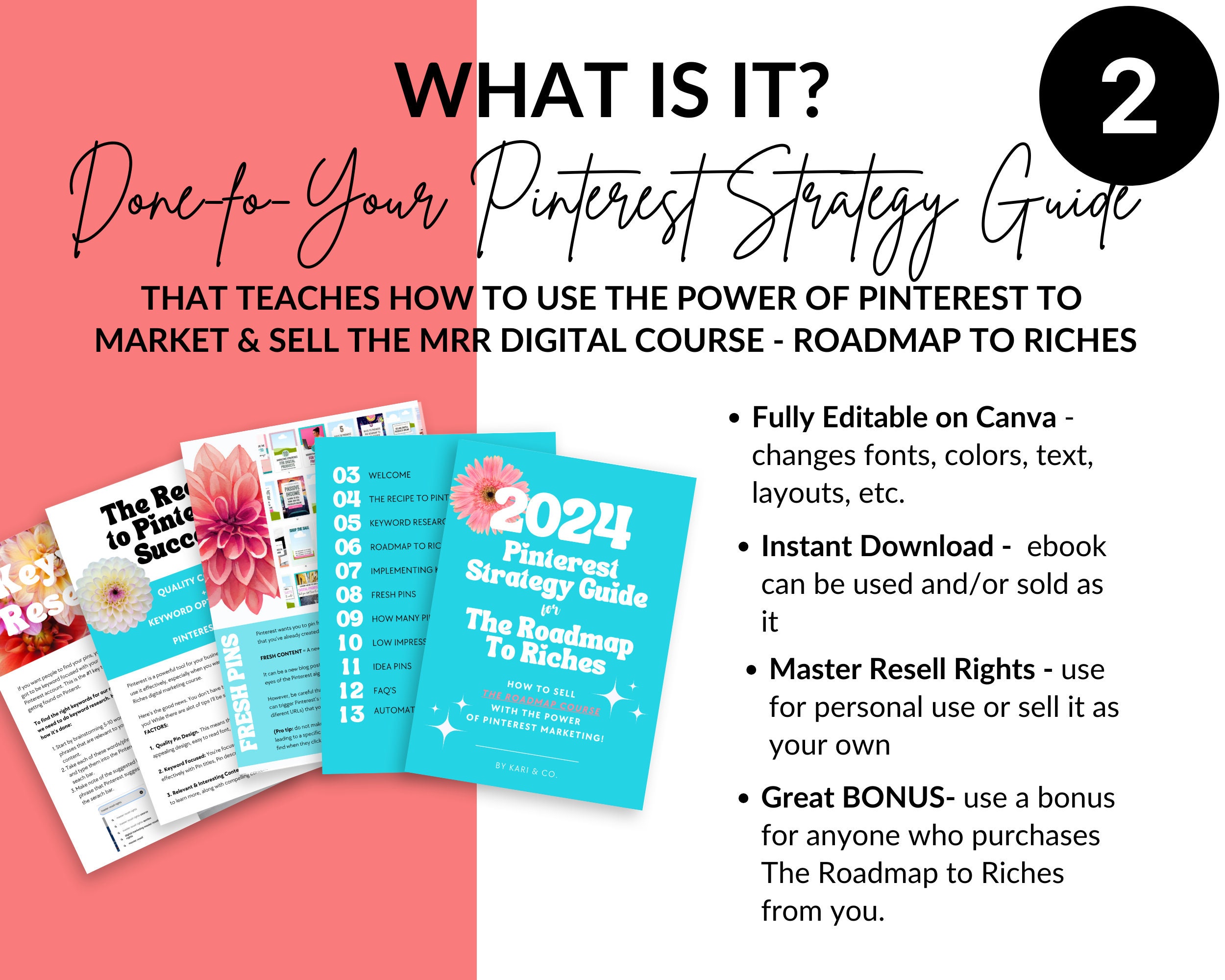 Done for You Pinterest Marketing Bundle for the Roadmap to Riches ...
