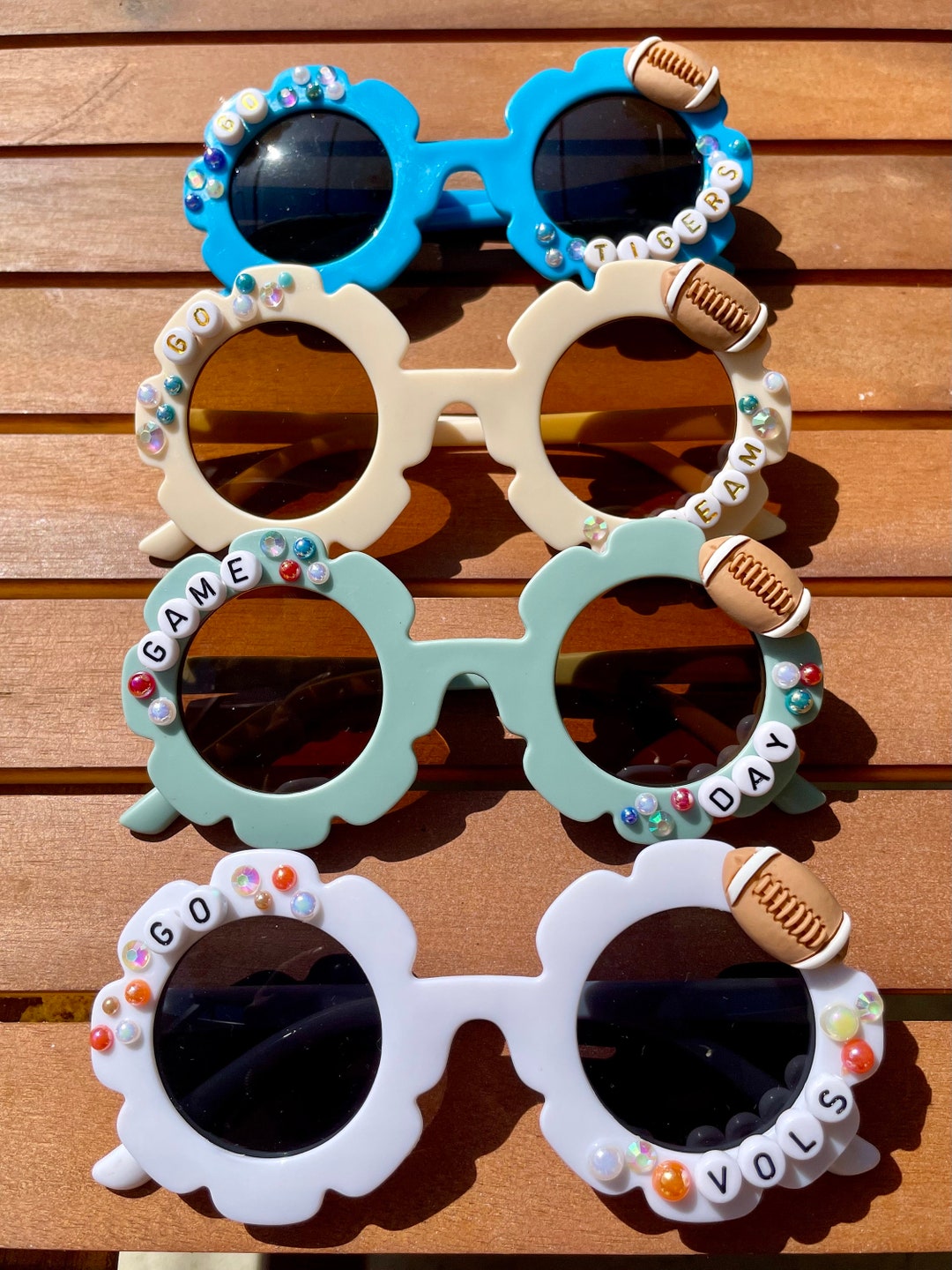 Kid’s Game Day Sunglasses, Super Bowl Sunnies, Go Team, Kids Sunnies ...