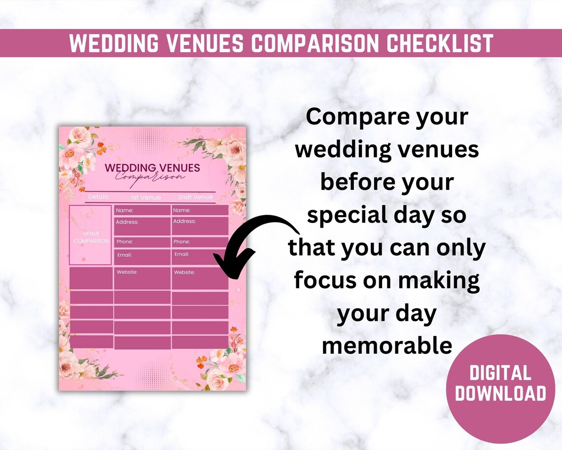Wedding Planner Printable Printable Wedding Planner Pages - Etsy