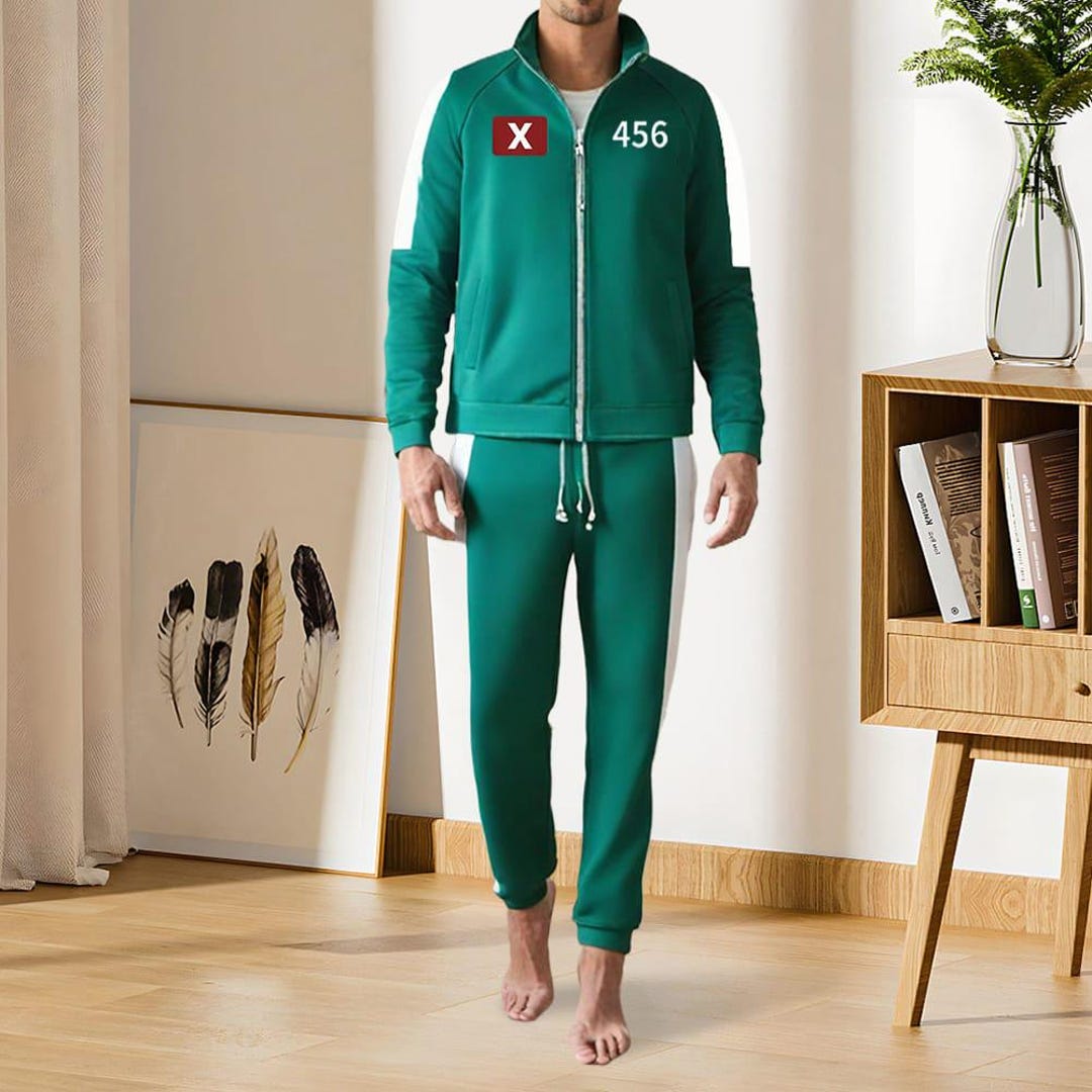 Green Tracksuit With Individual Number Iconic Player Number Track Suit ...