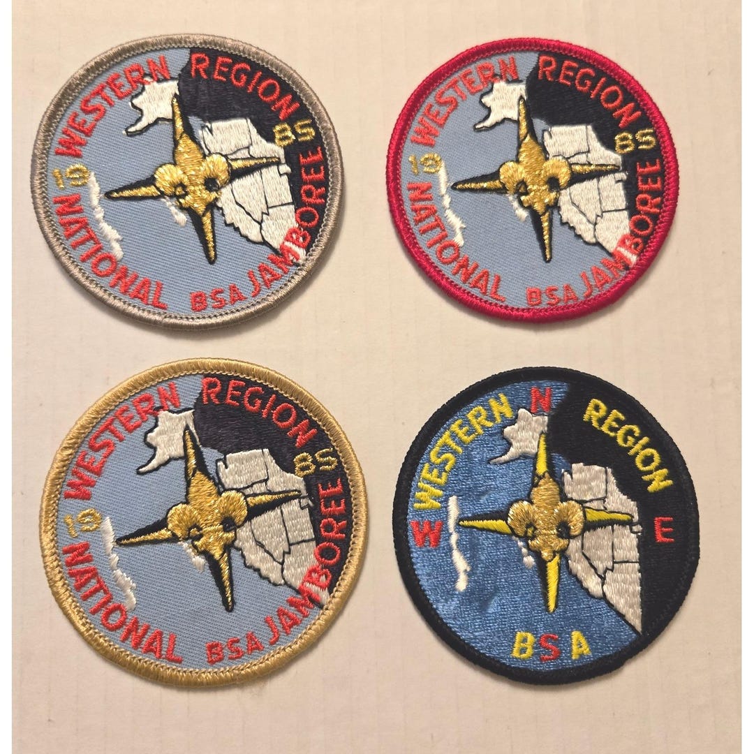 Boy Scouts of America Vintage Patches: Lot of 4 Western Region - Etsy
