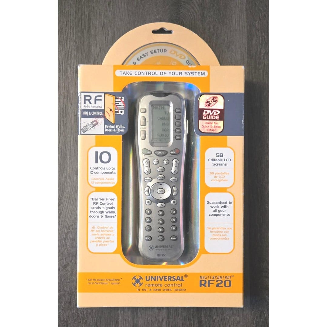 Universal Remote Control Mastercontrol RF20 – New in Box - Etsy
