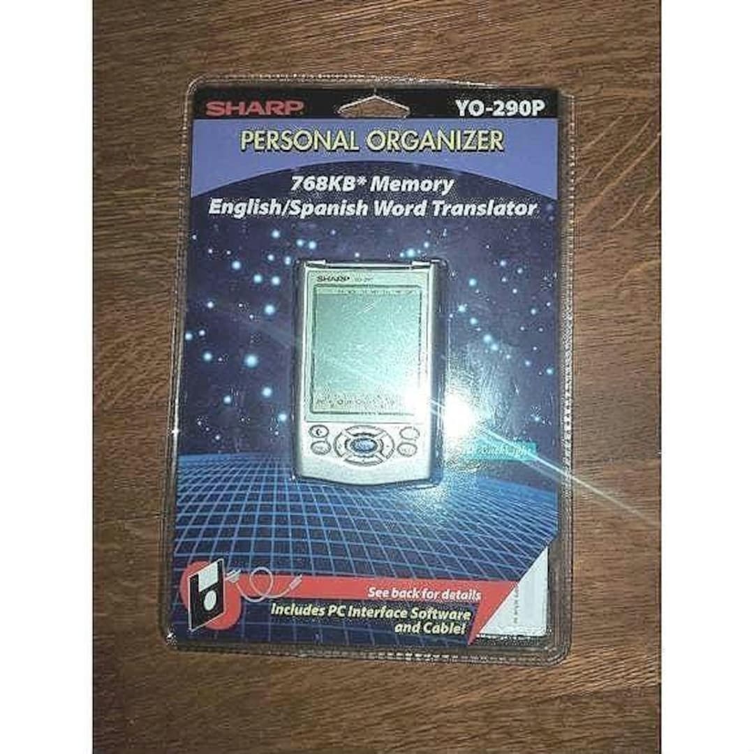 Sharp YO-290P Personal Organizer English Spanish Translator PC Link NEW ...
