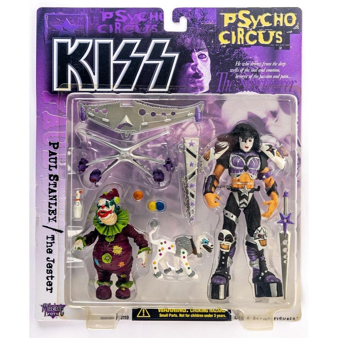 Mcfarlane KISS Psycho Circus Action Figure 2 Pack: Paul Stanley / the ...