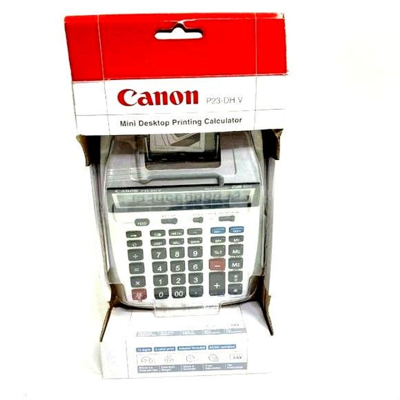 New Canon P23-DH V 2-color Printing Calculator for Office/home - Etsy