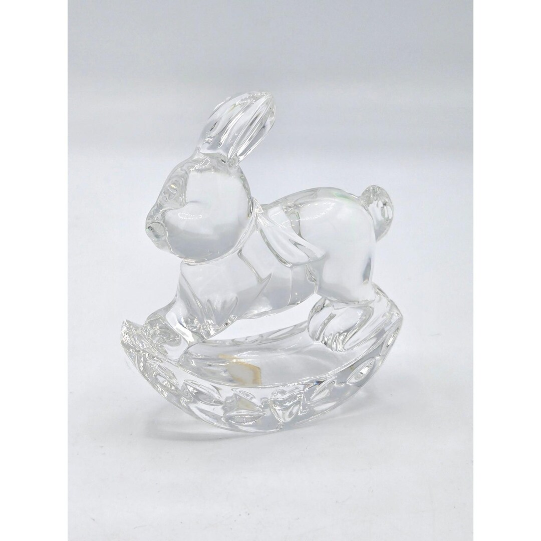 Vintage Jonal Crystal Rocking Bunny Rabbit Figurine - Made in Germany ...