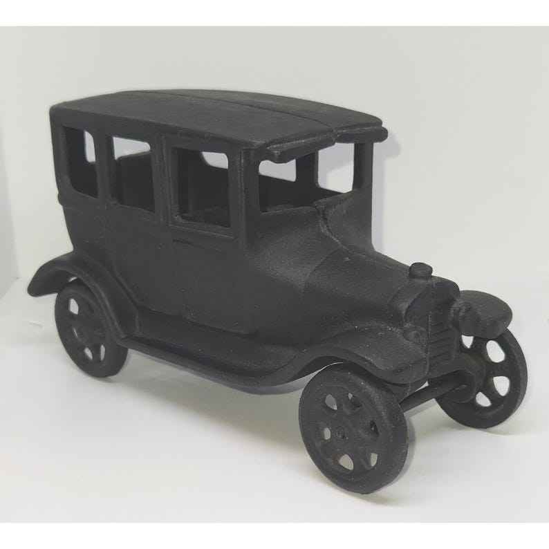 Vintage Cast Iron Ford Model T Toy Cars: Iron Art JM Series, USA Made ...