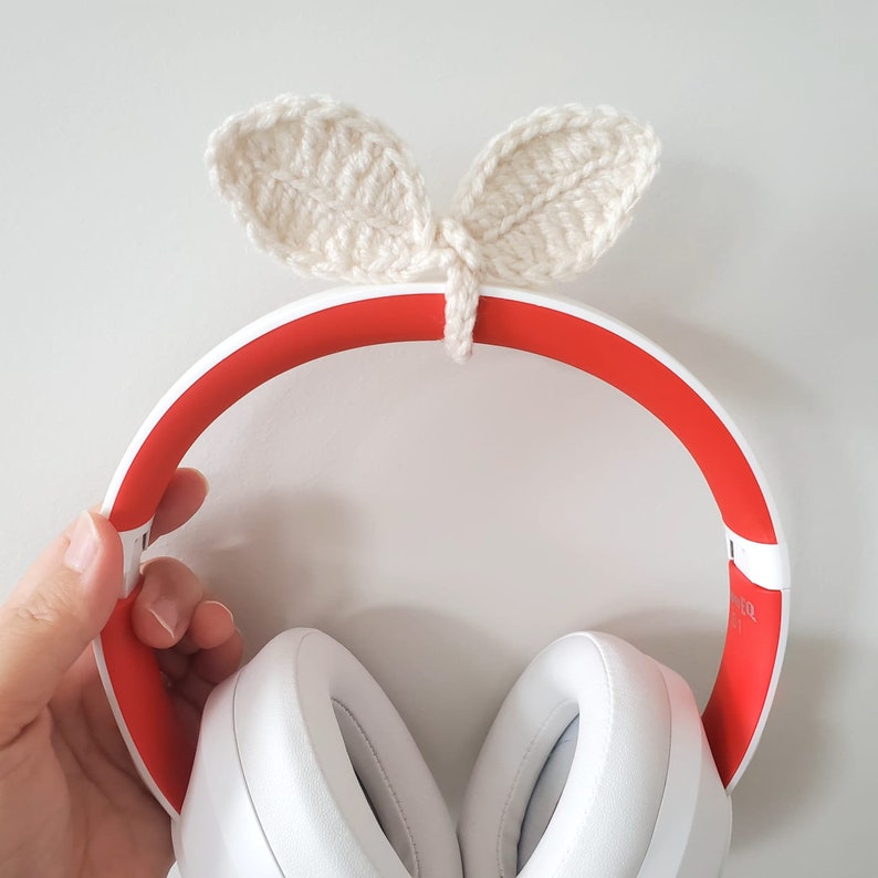 Crochet Leaf Sprout for Headphone Multipurpose Tie, Headphone Accessory ...