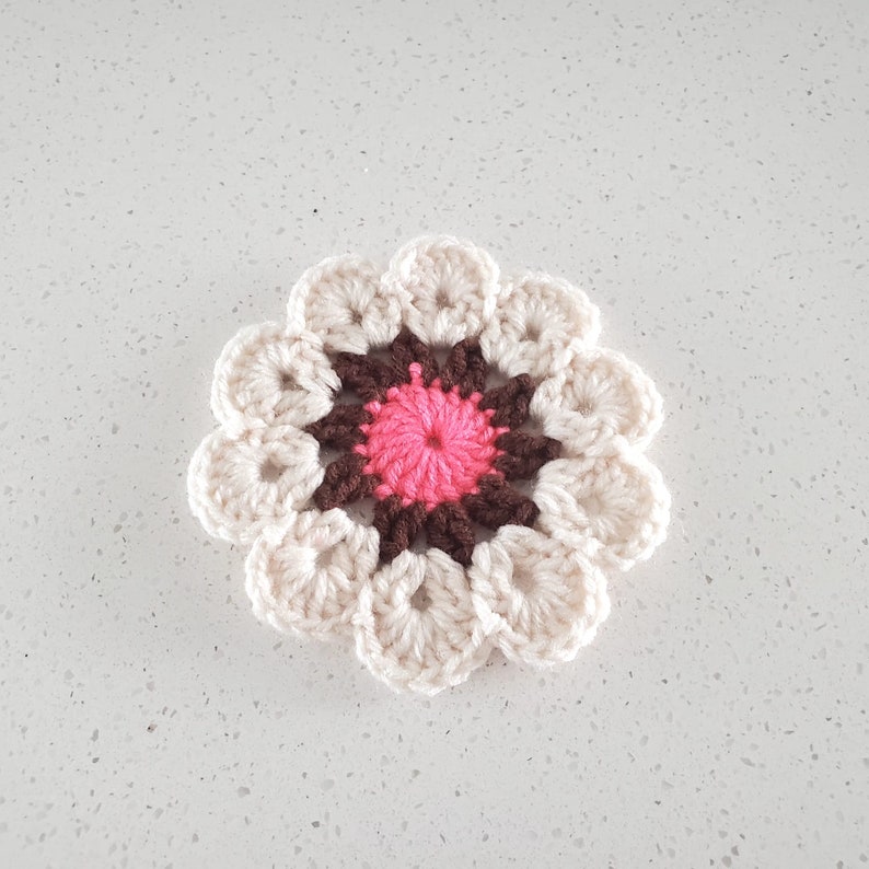 Crochet PATTERN Flower Coaster , Amigurumi Tutorial PDF in English ...