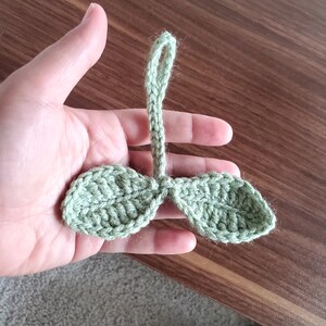 Super Easy Crochet Sprout Leaf Pattern, Beginner Friendly Crochet ...