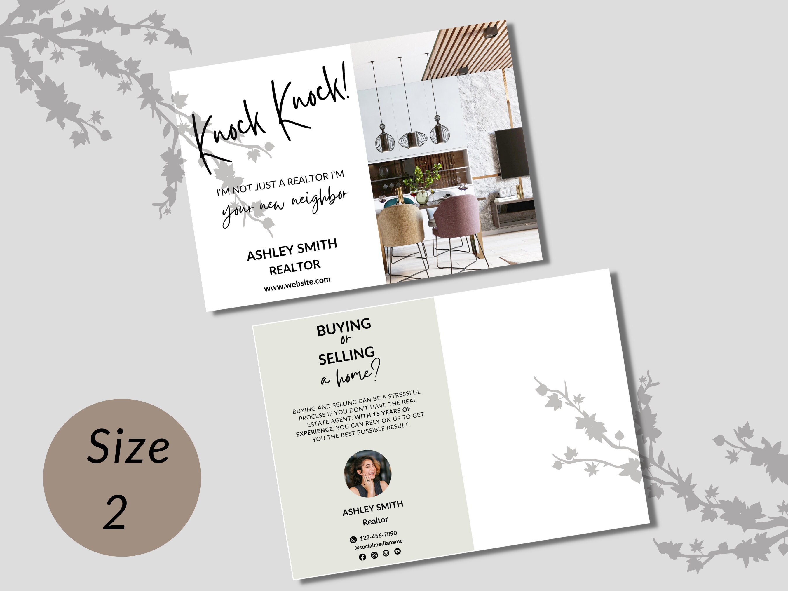 Minimalist Real Estate Postcard Templates, Real Estate Marketing, Real ...