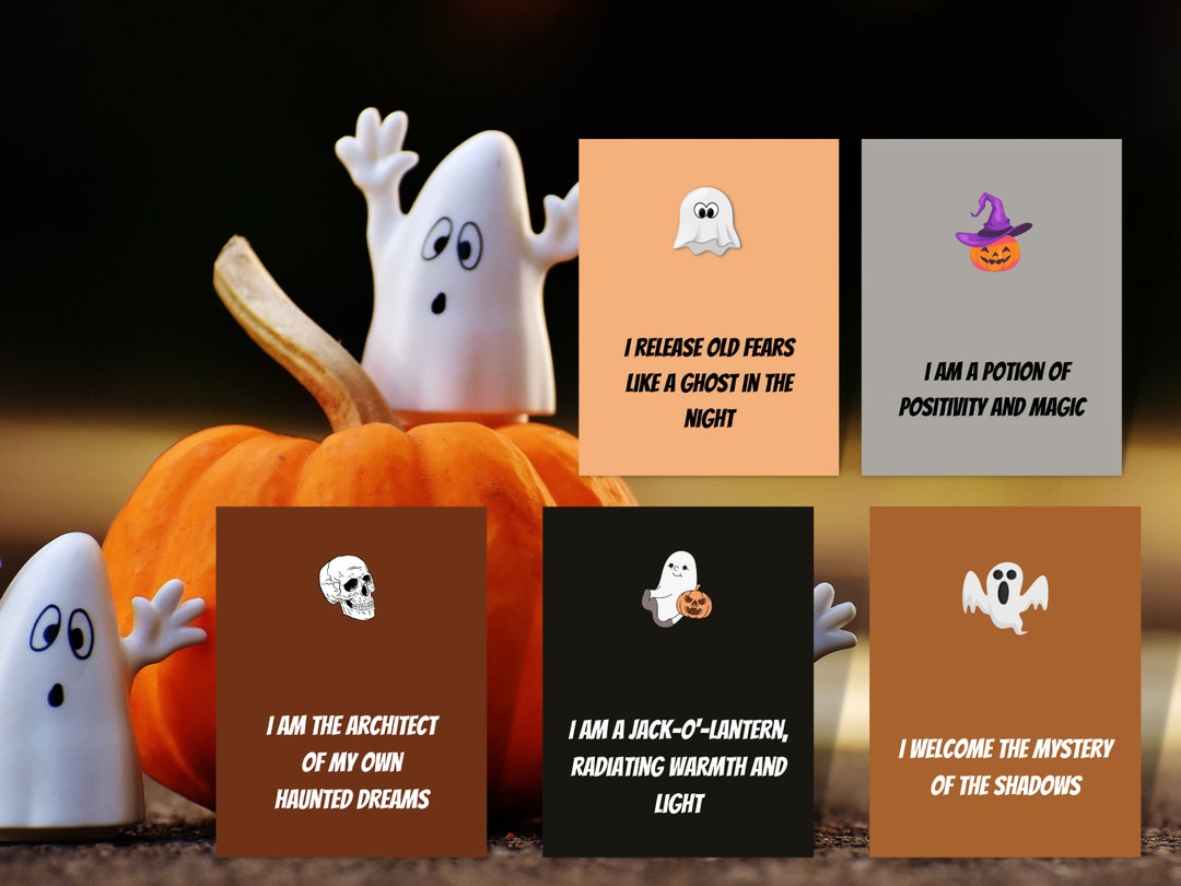 Pumpkin Affirmation Cards, Self-love Affirmation Cards, Affirmation ...