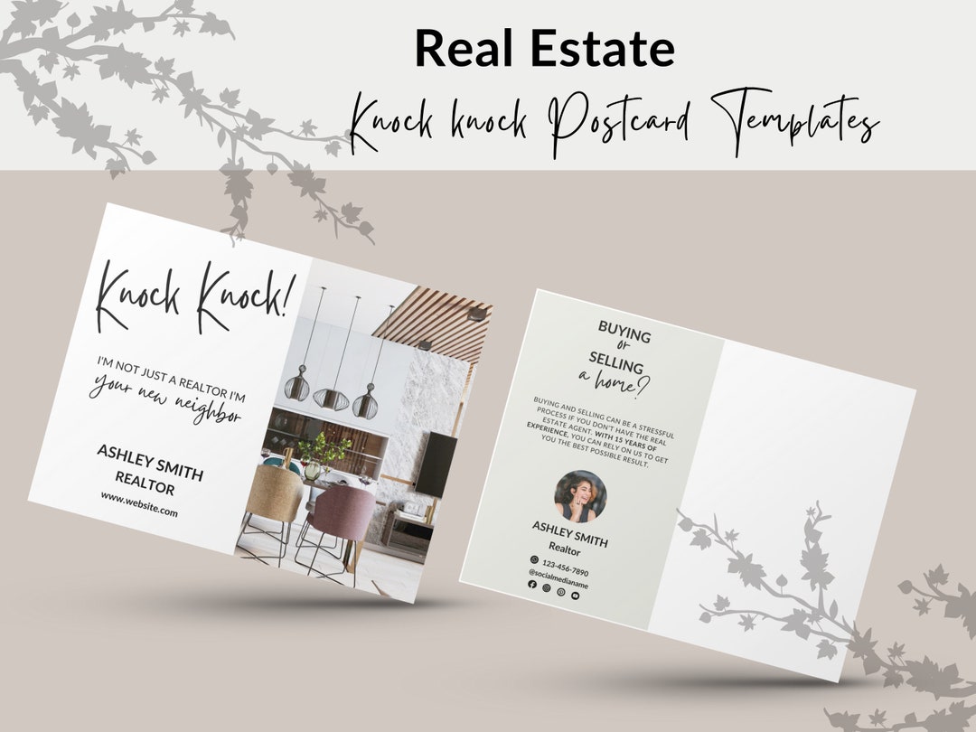 Minimalist Real Estate Postcard Templates, Real Estate Marketing, Real ...