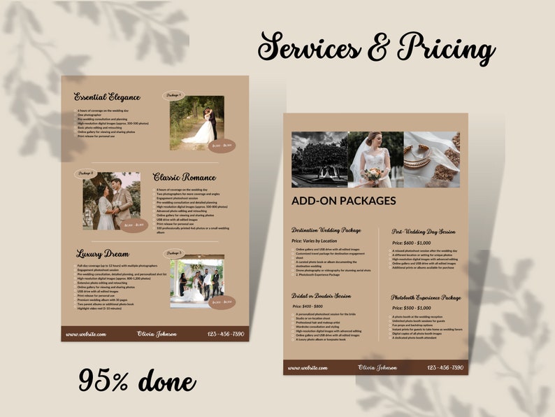 Wedding Photography Pricing Guide Photographer Client Guide - Etsy