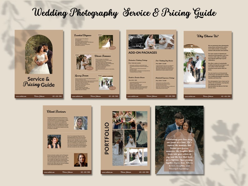 Wedding Photography Pricing Guide Photographer Client Guide - Etsy