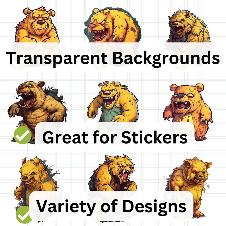 11 Creepy Winnie the Pooh Monster Clipart Designs | Winnie the Pooh ...