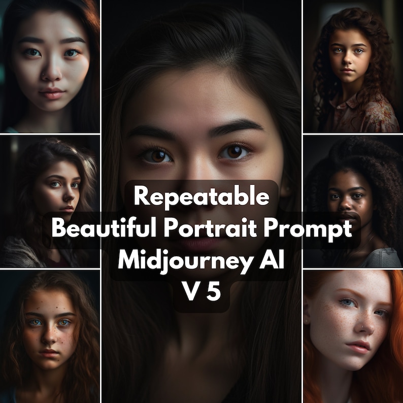 Beautiful Portrait Midjourney Prompt - Repeatable Results - for ...