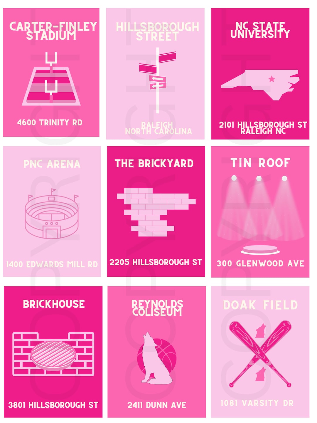 NC State Wall Art - Etsy