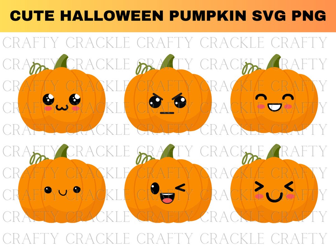 Cute Pumpkin SVG, Cute Halloween SVG, Halloween SVG, Pumpkin Svg ...