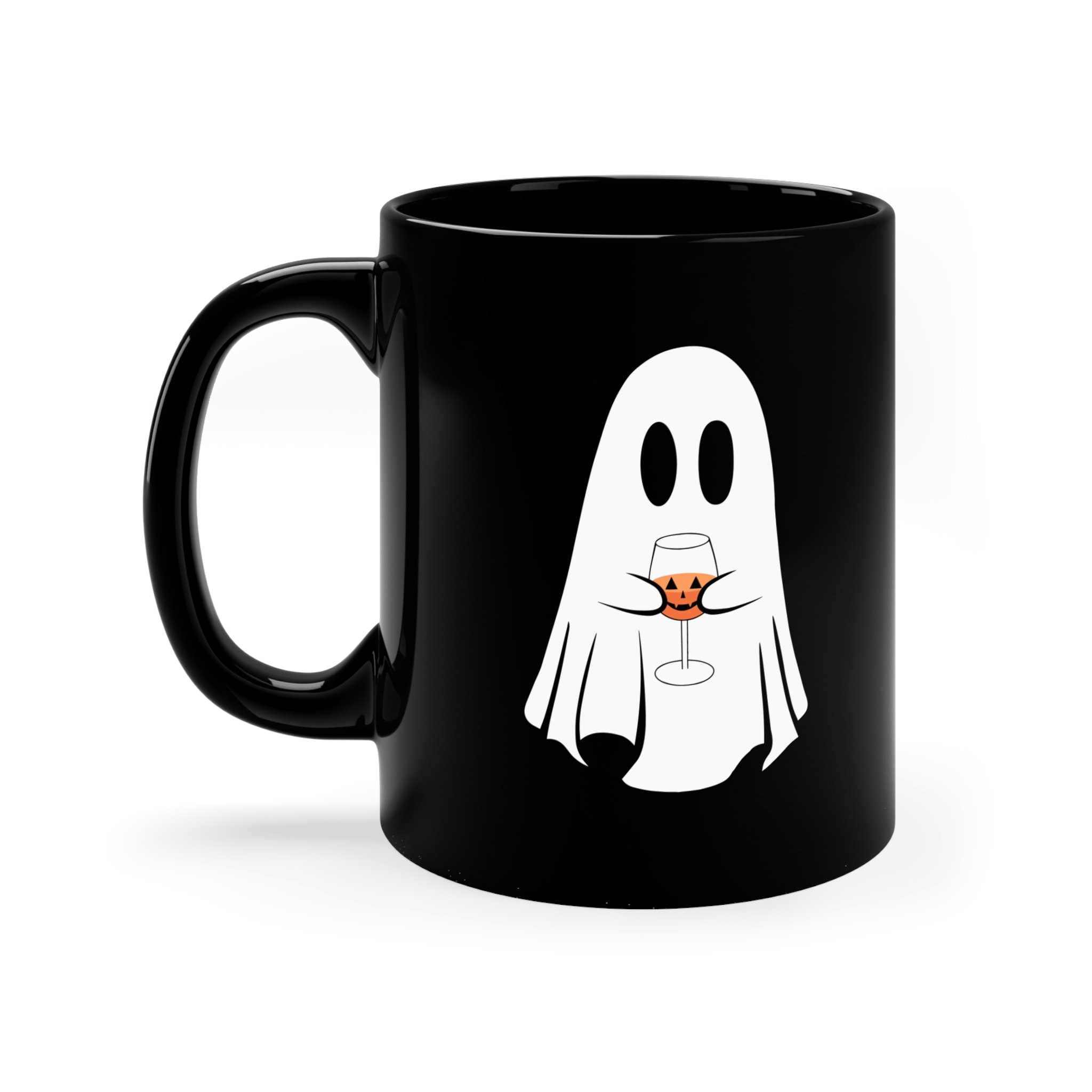 Ghost Svg, Ghost Drinking Svg, Cute Ghost Drinking Svg, Halloween Svg ...