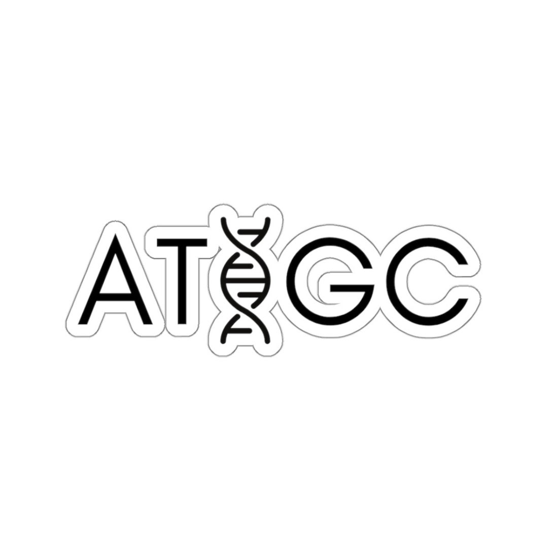 ATGC Genetics Sticker, DNA Sticker, Genetic Counseling Gift, GC Laptop ...