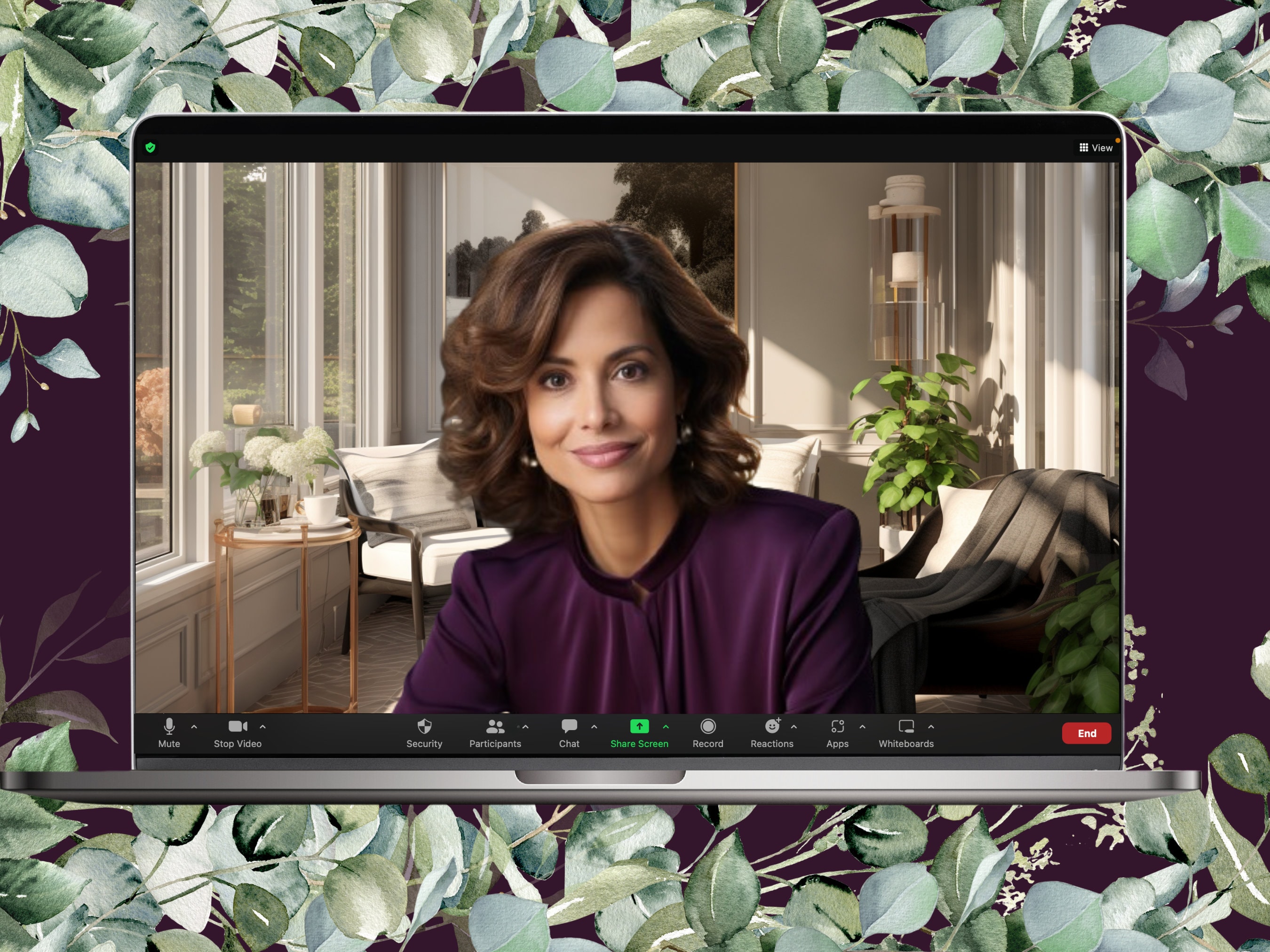 Zoom Background, Virtual Backdrop, Zoom Meeting, Work From Home - Etsy