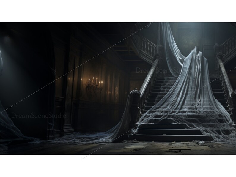 Halloween Zoom Backgrounds, Zoom Backdrop, Virtual Background Bundle ...