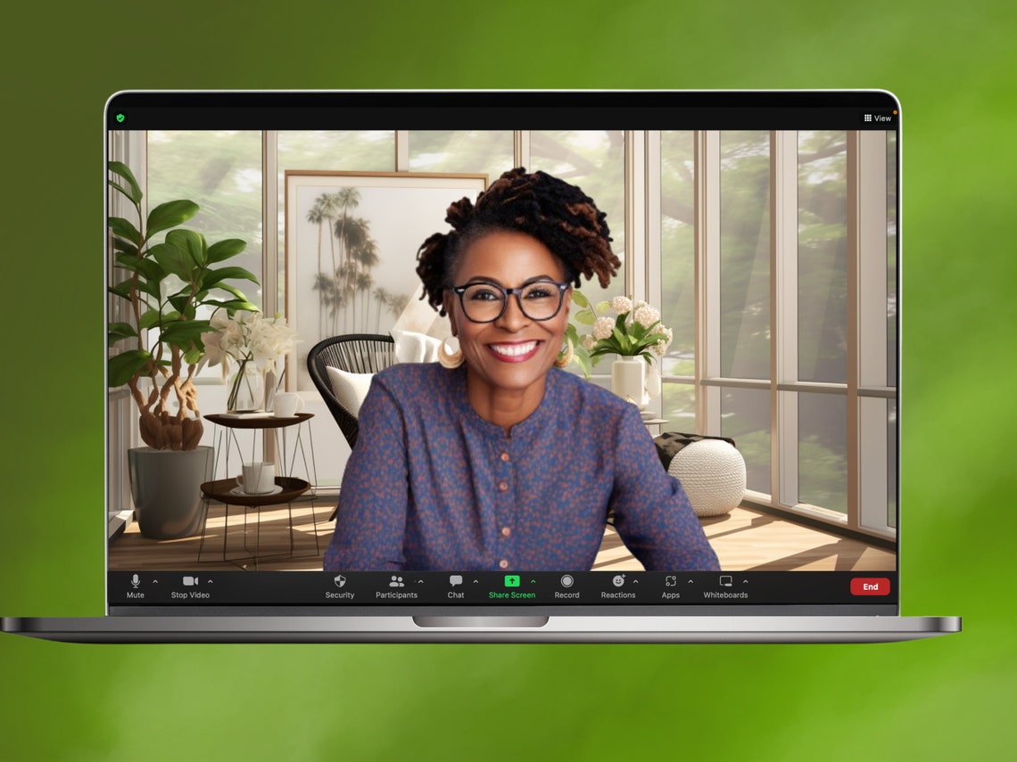 Zoom Background, Virtual Backdrop, Zoom Meeting, Work From Home - Etsy