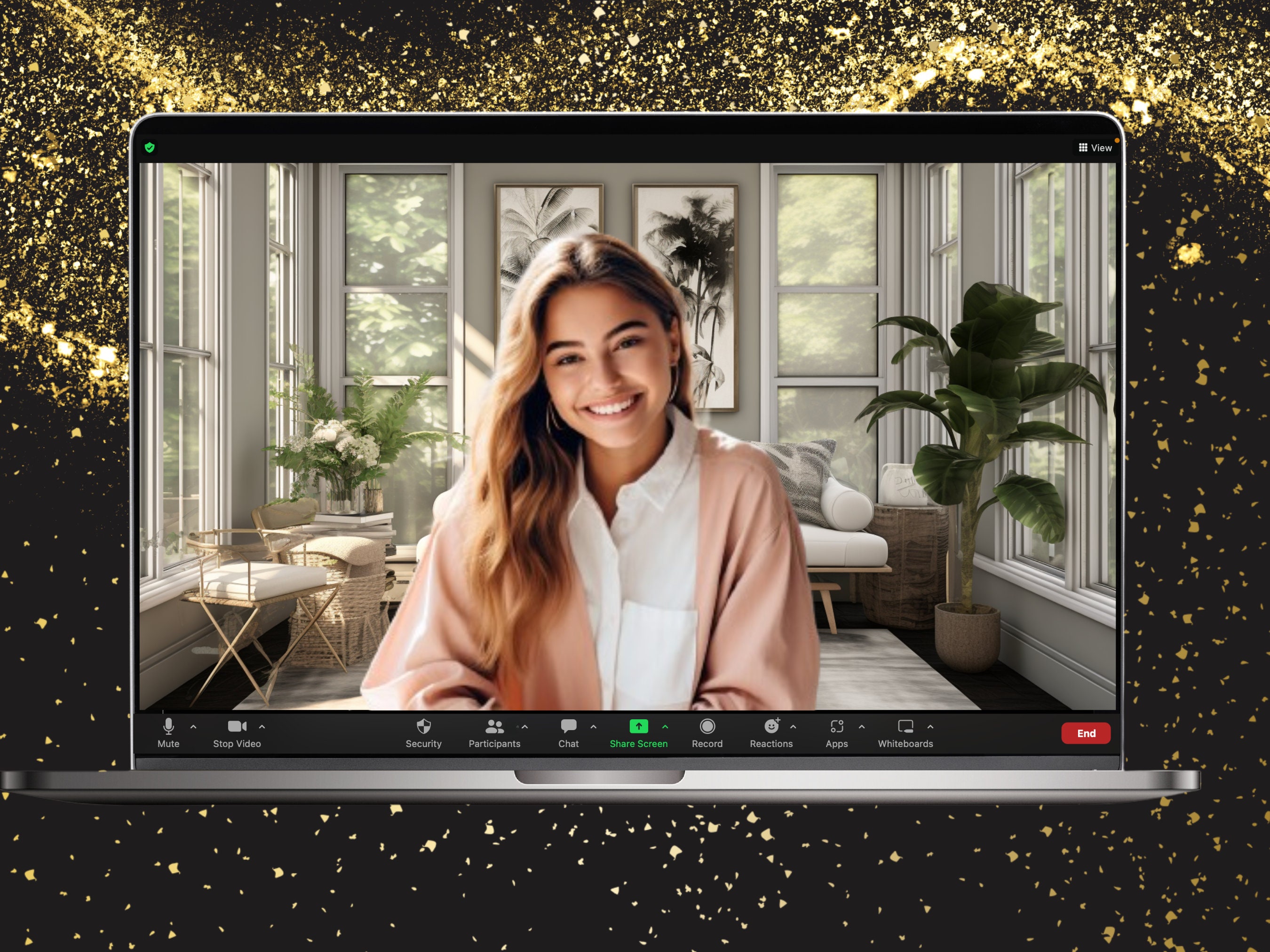 Zoom Background, Virtual Backdrop, Zoom Meeting, Work From Home - Etsy