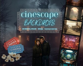 20 Backdrops Horror, Comedy, Romance, and Sci-fi Films, Film Backdrops ...