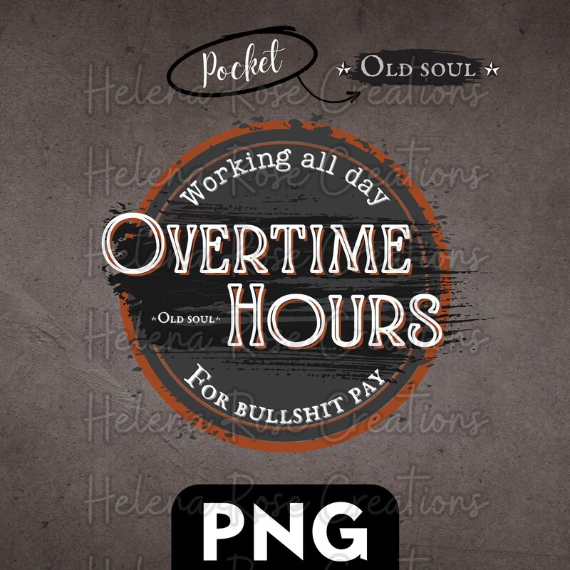 Overtime Hours File Svg - Etsy