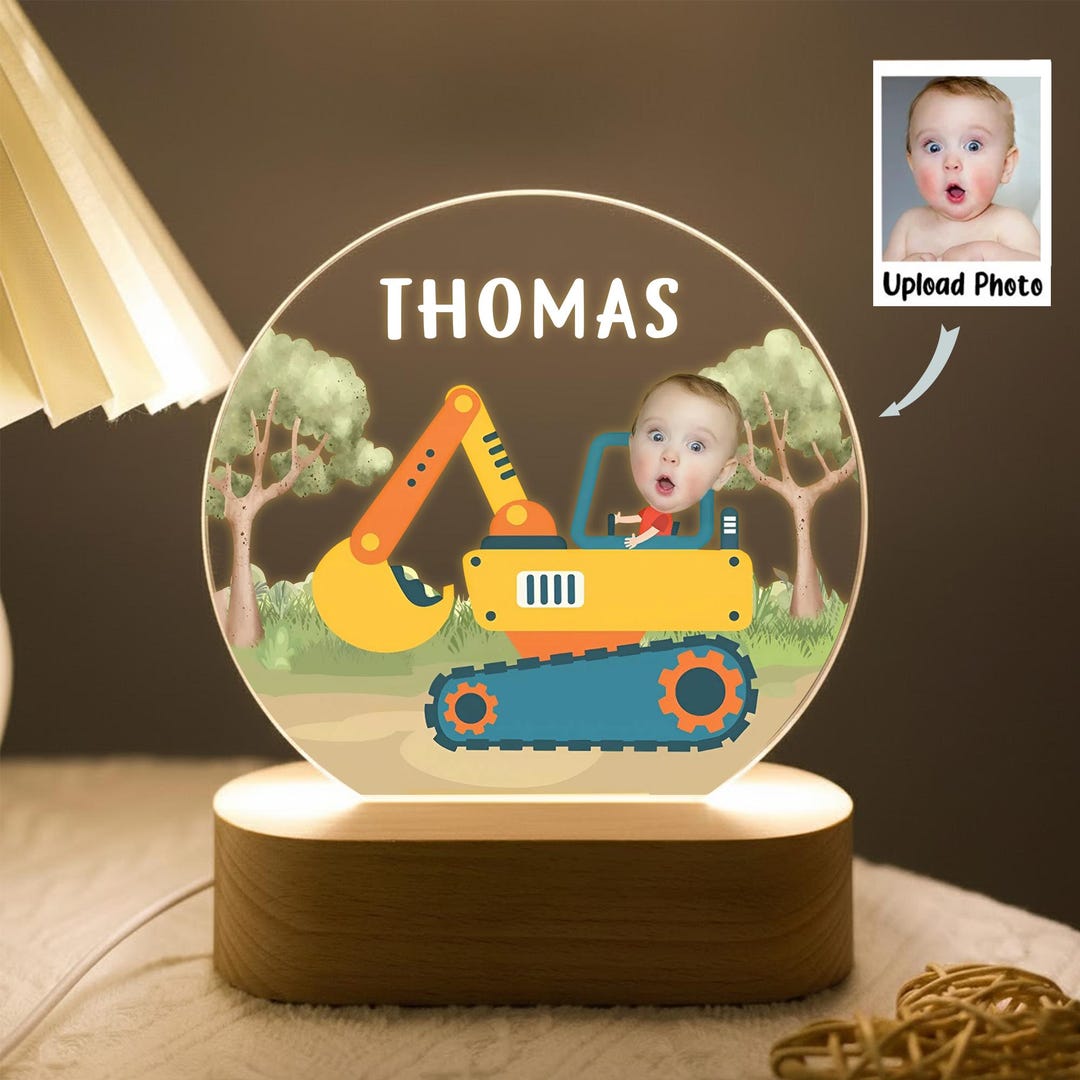 Custom Boy Riding Construction Led Light, Vehicle and Transportatiion ...