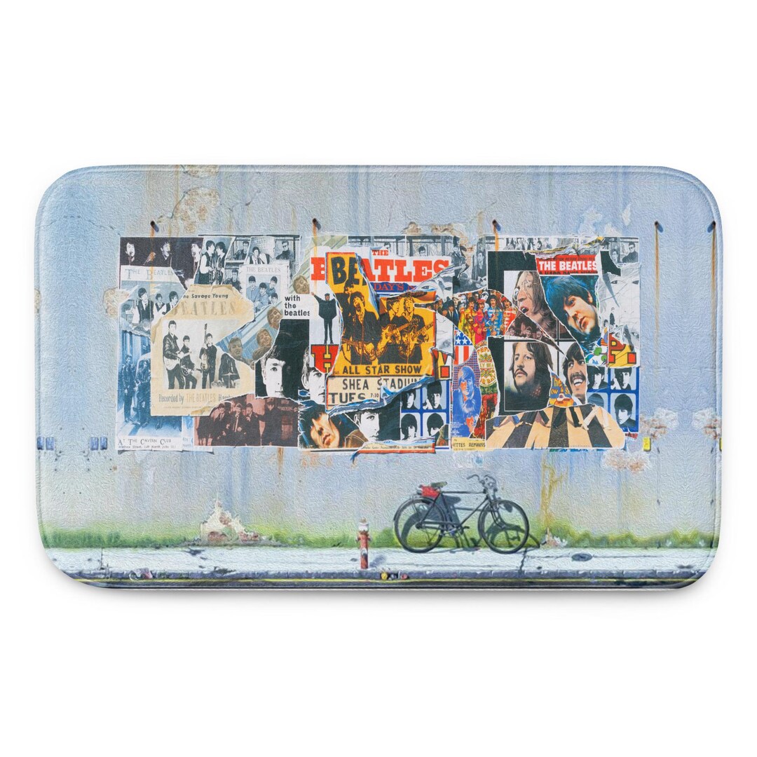 The Beatles Anthology - Memory Foam Bath Mat - Etsy