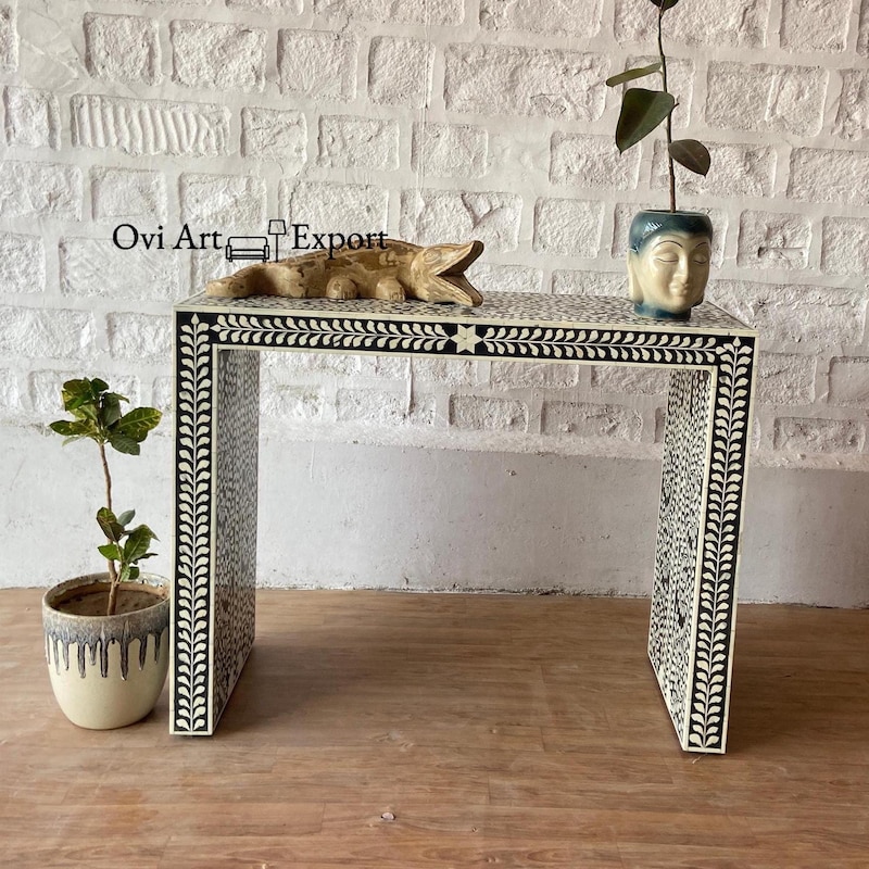 Bone Inlay Bench - Etsy