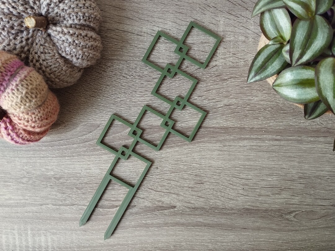 Quadrati Green Size L Plant Trellis Stake Support Holder - Etsy