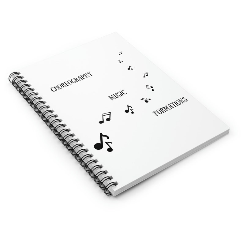 Choreography, Music, Formations Notebook, Dancer Gifts, Dance Notebook ...