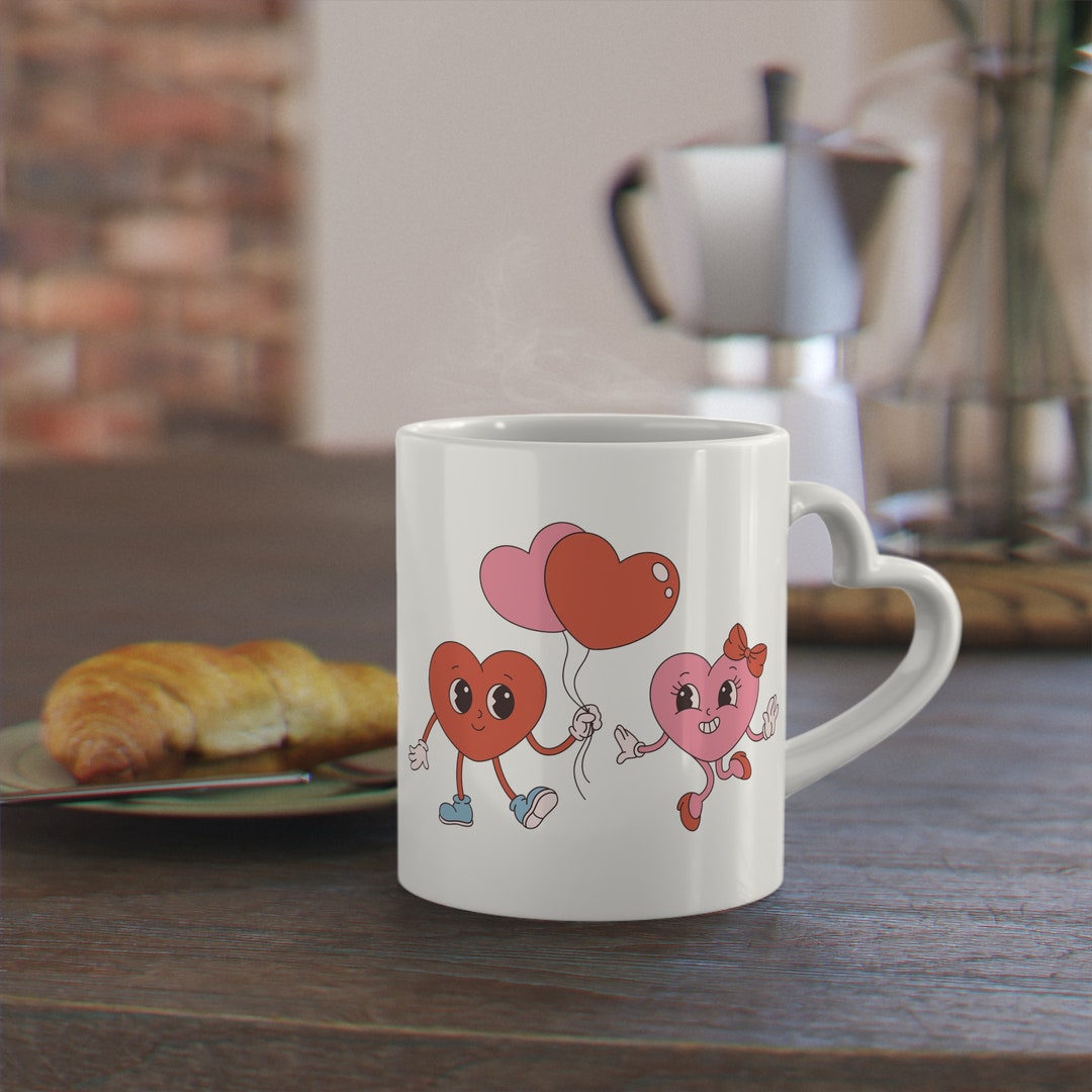 Love Heart Shapes and Balloons Mug - Festive Drinkware With Heart ...