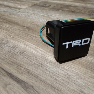 TRD LED Trailer Hitch Cover 3D Printed - Brake Light Glow, Toyota Truck ...