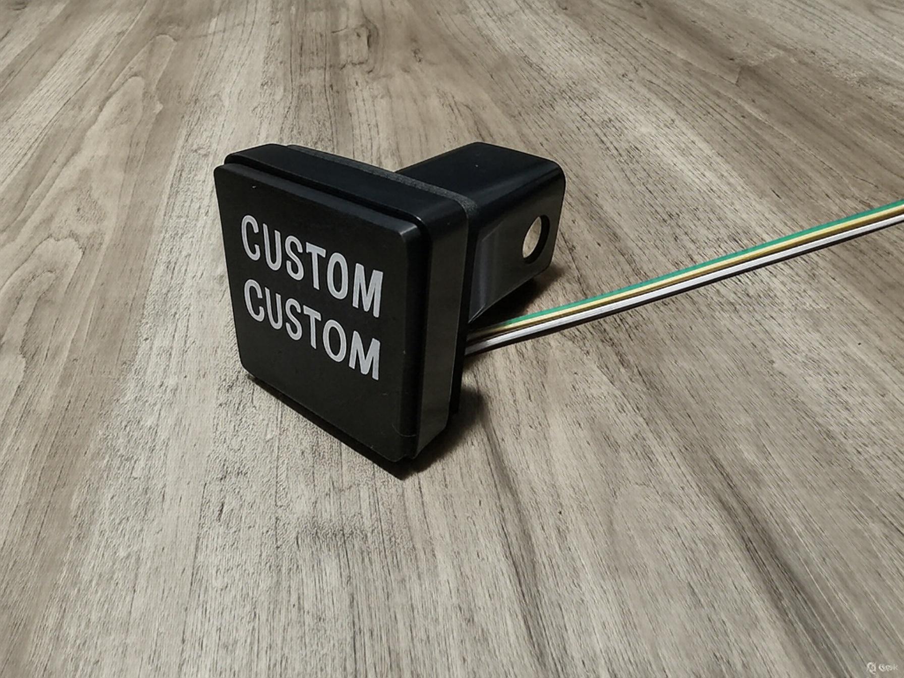 Custom 3D Printed LED Trailer Hitch Cover – Personalized Design With ...