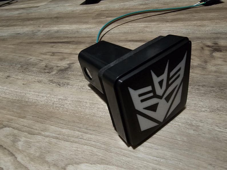 3D Printed LED Decepticon Hitch Cover – Transformers Brake Light for ...
