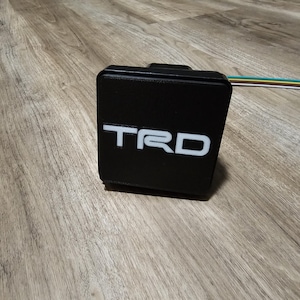 TRD LED Trailer Hitch Cover 3D Printed - Brake Light Glow, Toyota Truck ...