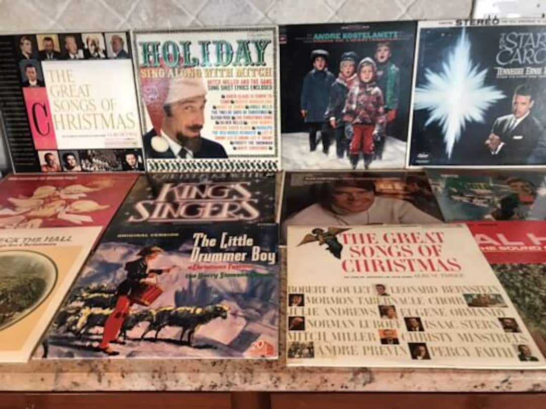 Lot of Christmas 12 Vinyl Record Variety Pack - Etsy