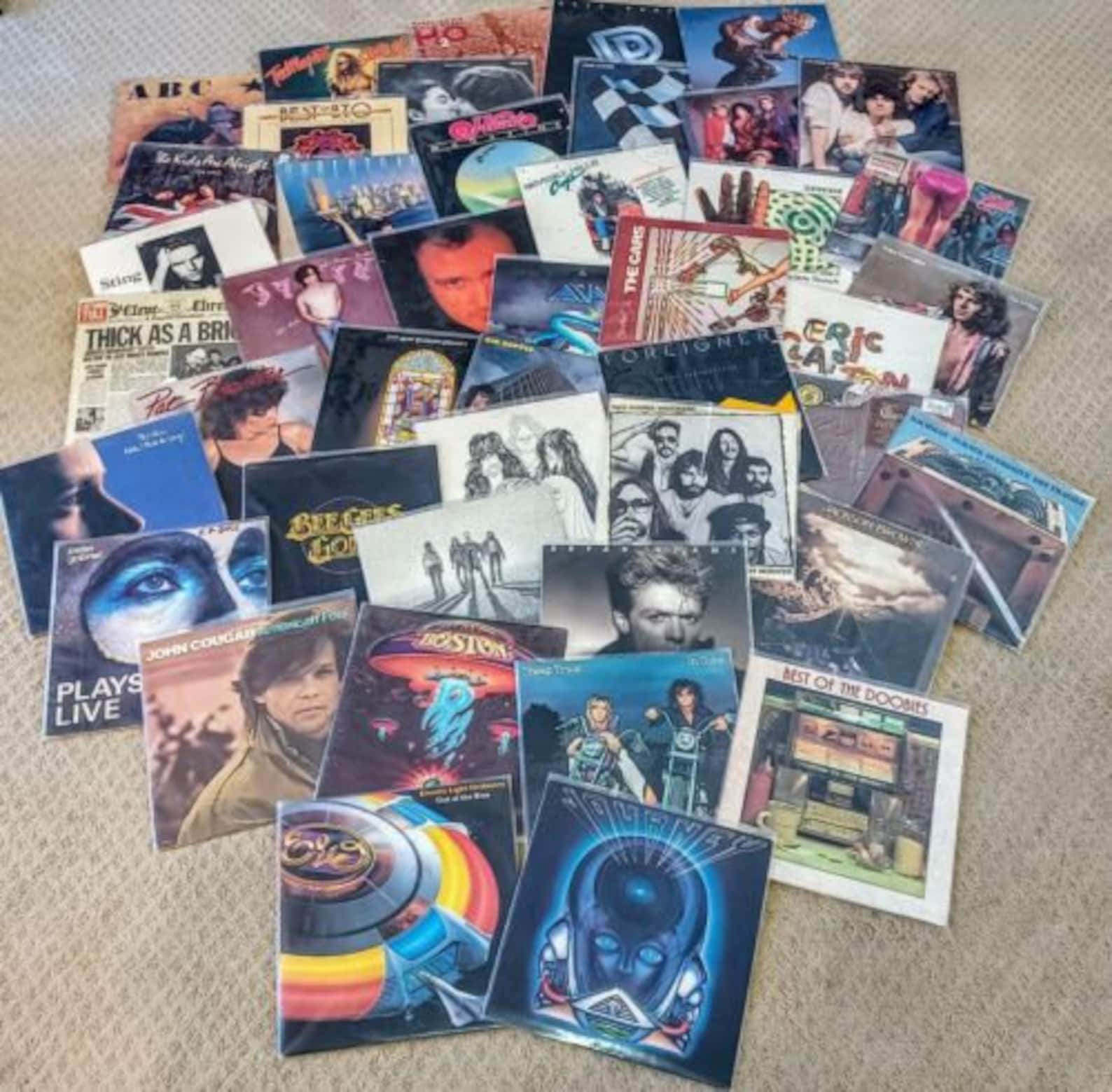 Lot of 10 LP Vinyl Album Covers Only (no Records) for Decoration or Art ...