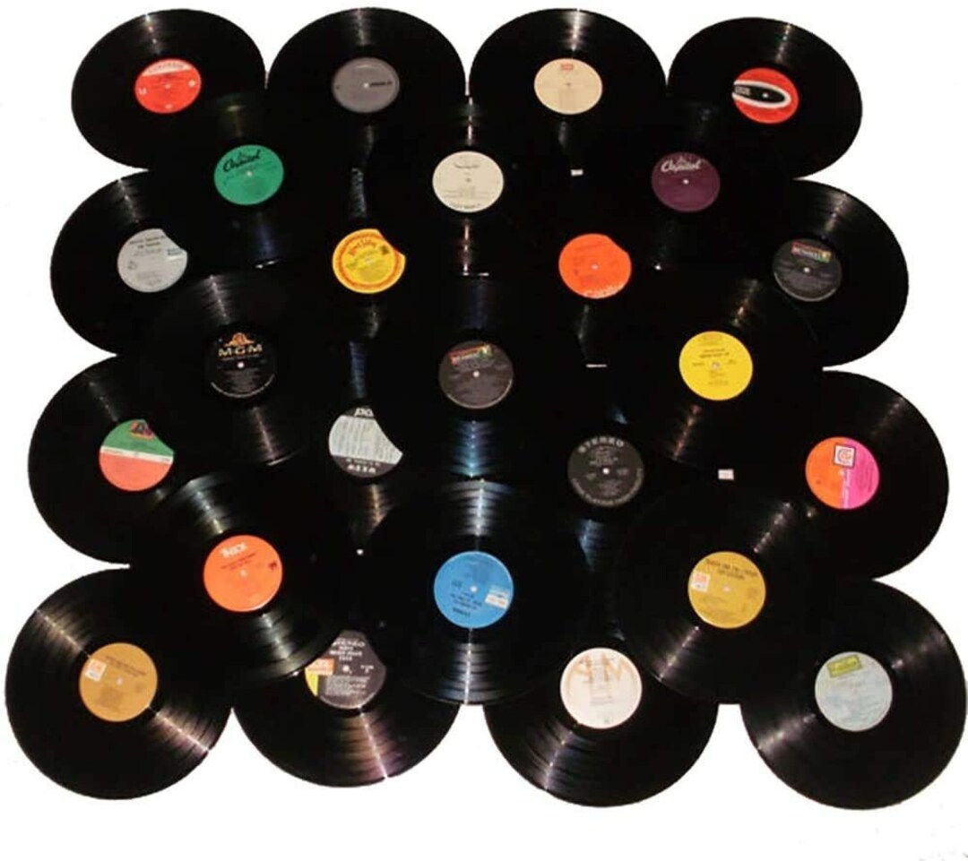 Lot of 12" Vinyl Records for Crafts & Decoration Artwork for Party ...