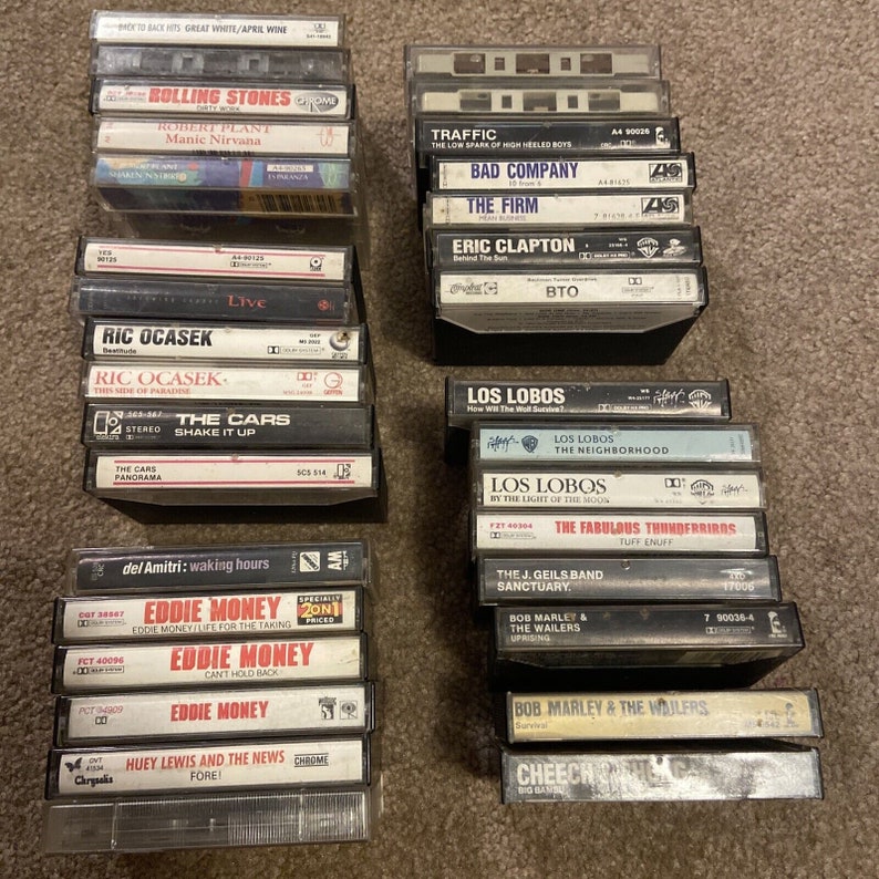 Lot of All Genres (mixed Bag) Cassette Tapes Variety Pack - Etsy