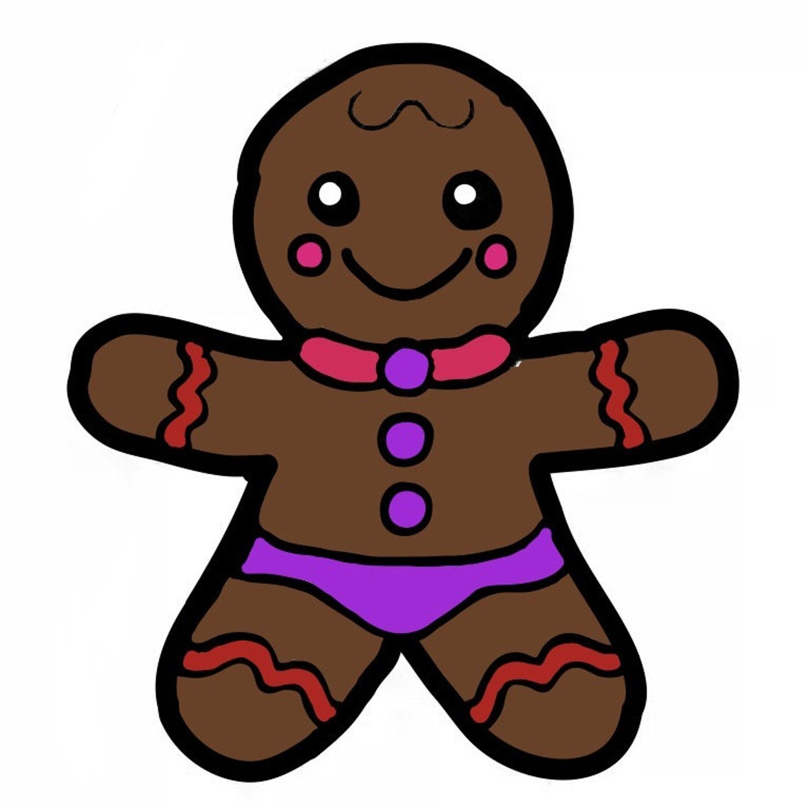 30 Printable Gingerbread-man Instant Download Coloring Pages for Kids ...